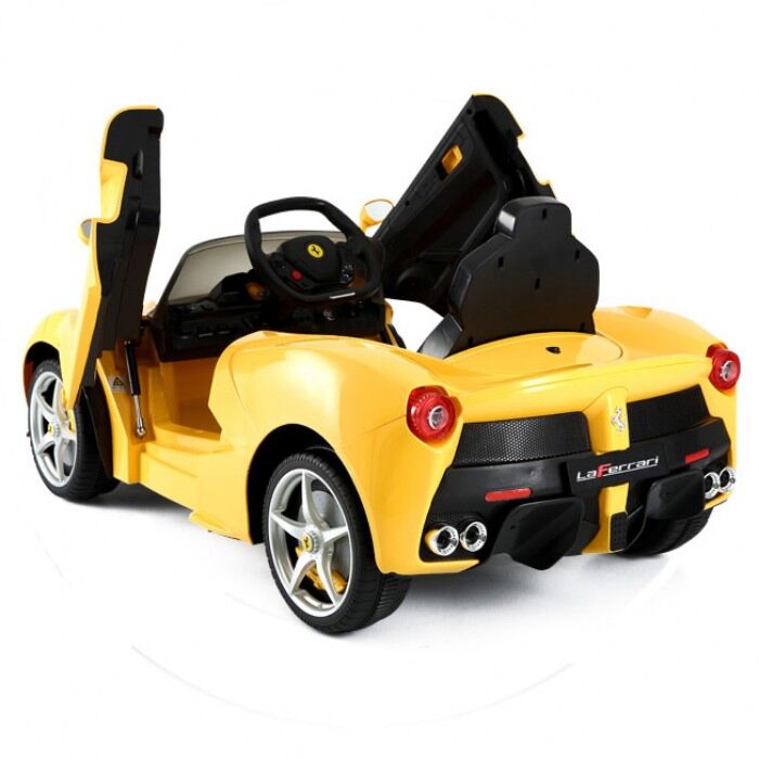 Elektrisk bil «Ferrari F12» Gul 6V – Norsat AS